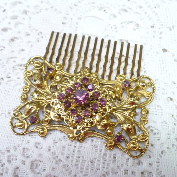 Antique Hair Comb - Etsy