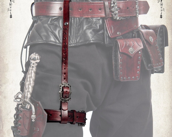 Rogue Leg Harness for LARP Action Roleplaying and Cosplay - Etsy