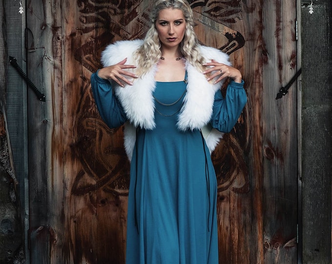 Asgeir Dress Viking Collection Norse Dress for Women, LARP Costume and ...