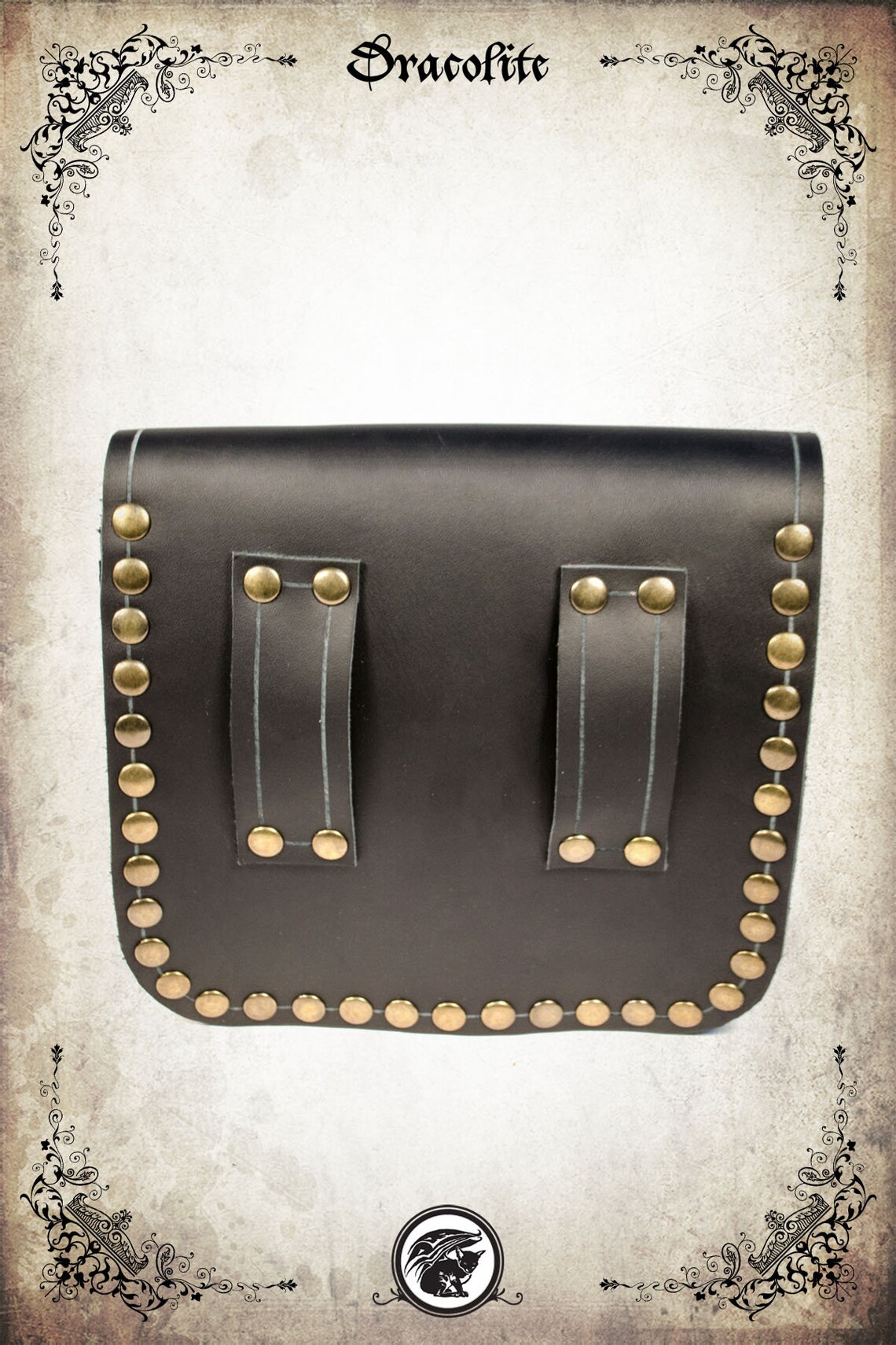 Square Elven Pouch Leather Purse for LARP Action Roleplaying | Etsy