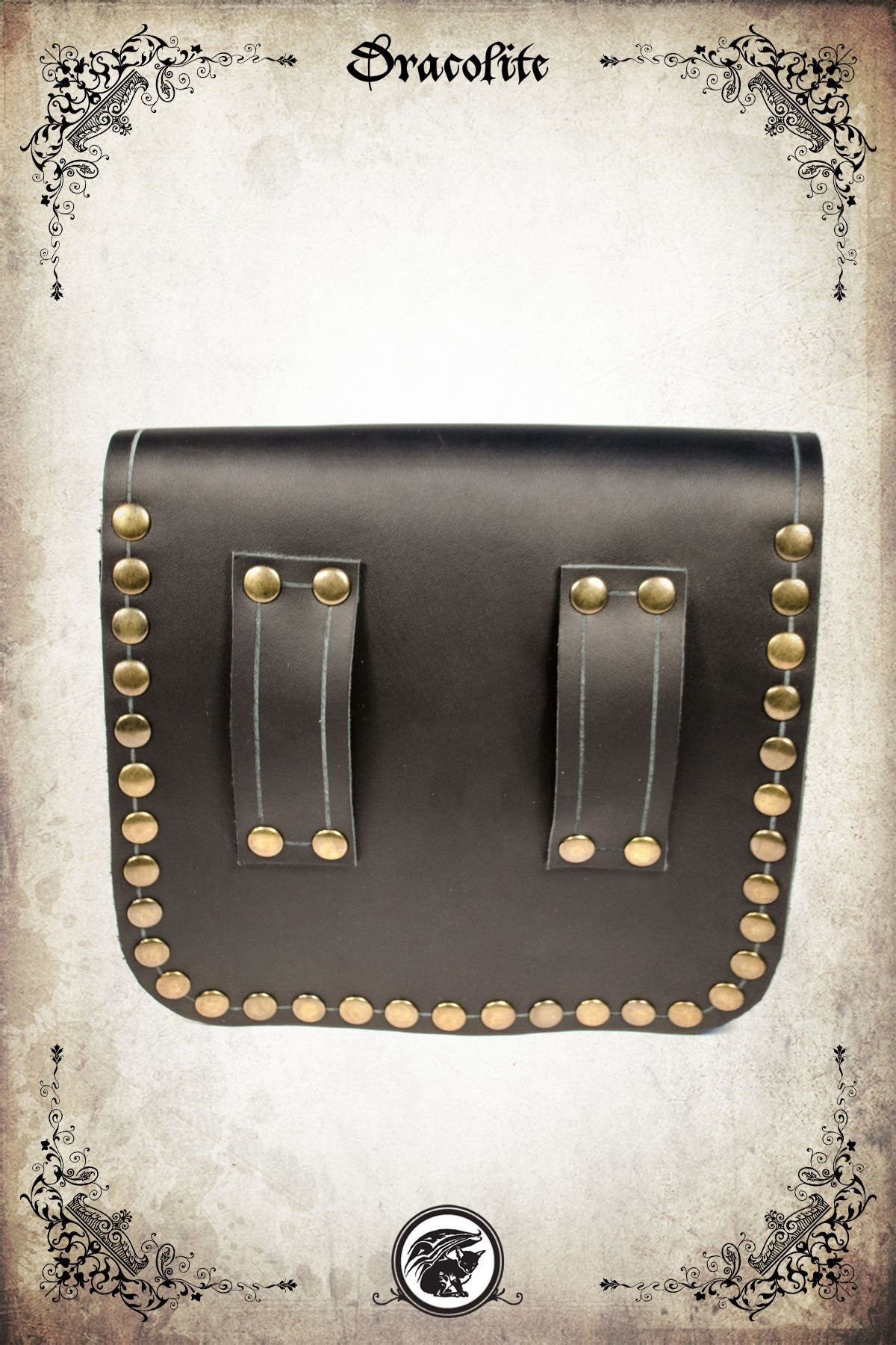 Square Elven Pouch Leather Purse for LARP Action Roleplaying | Etsy