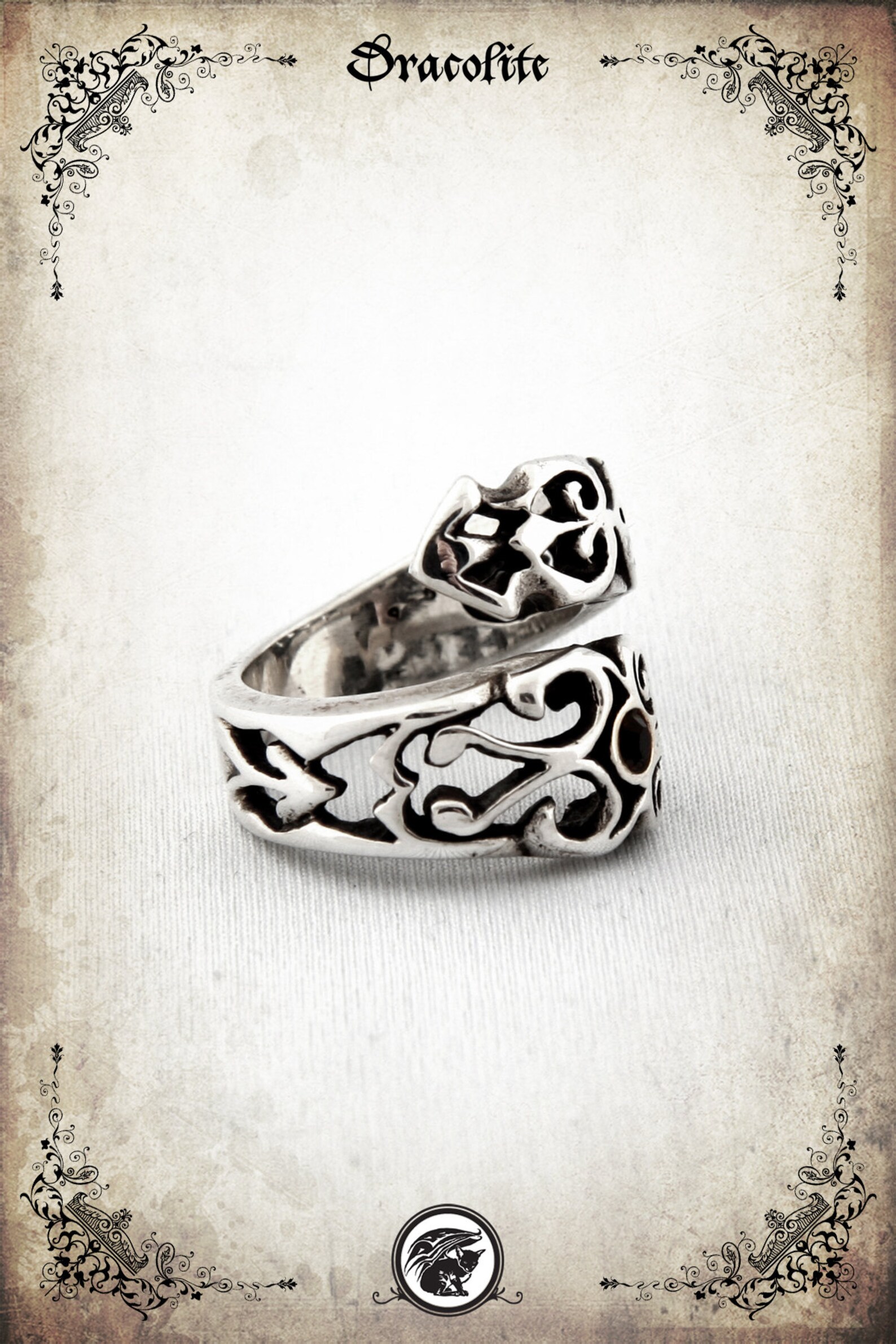Lilith Medieval Ring Sterling Silver 925 - Etsy
