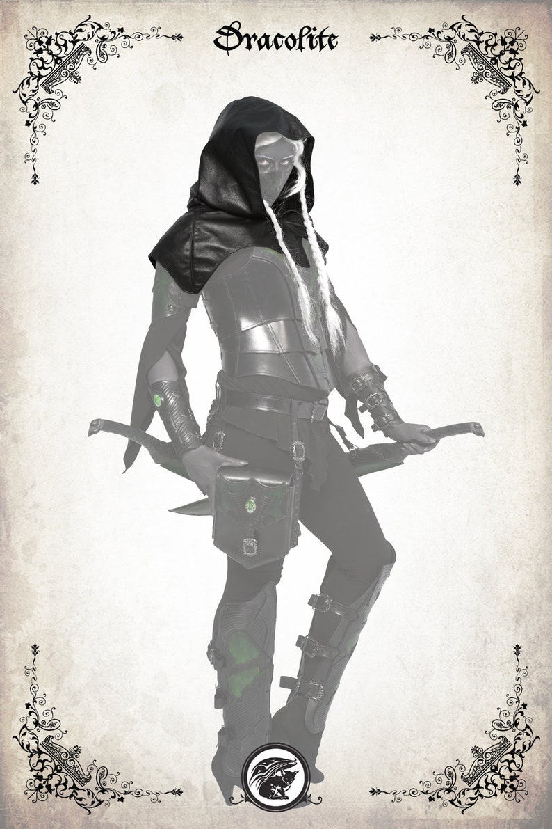 Hunter hood Medieval Hunter accessory for LARP action | Etsy