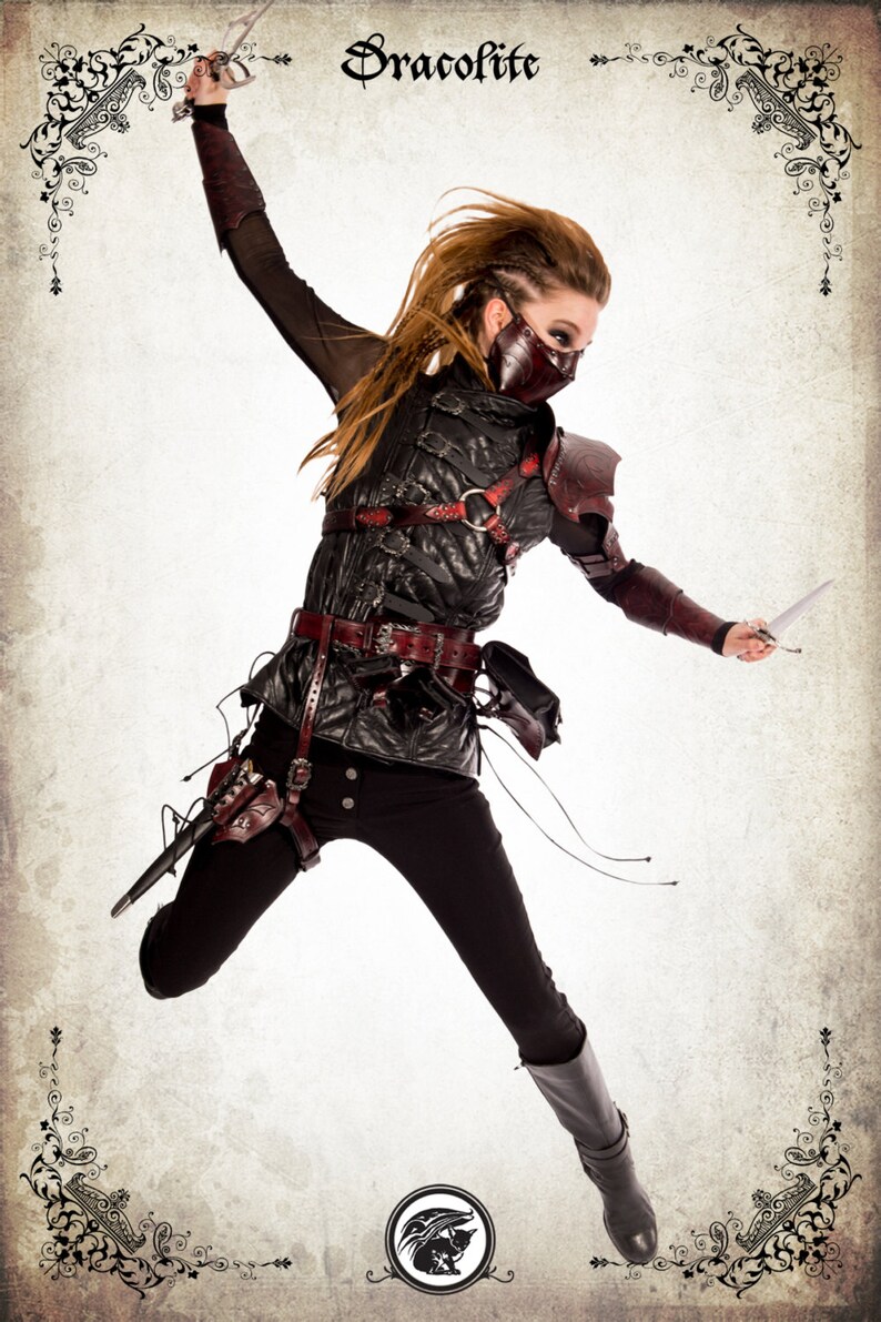 Complete rogue woman armor for LARP action roleplaying and | Etsy