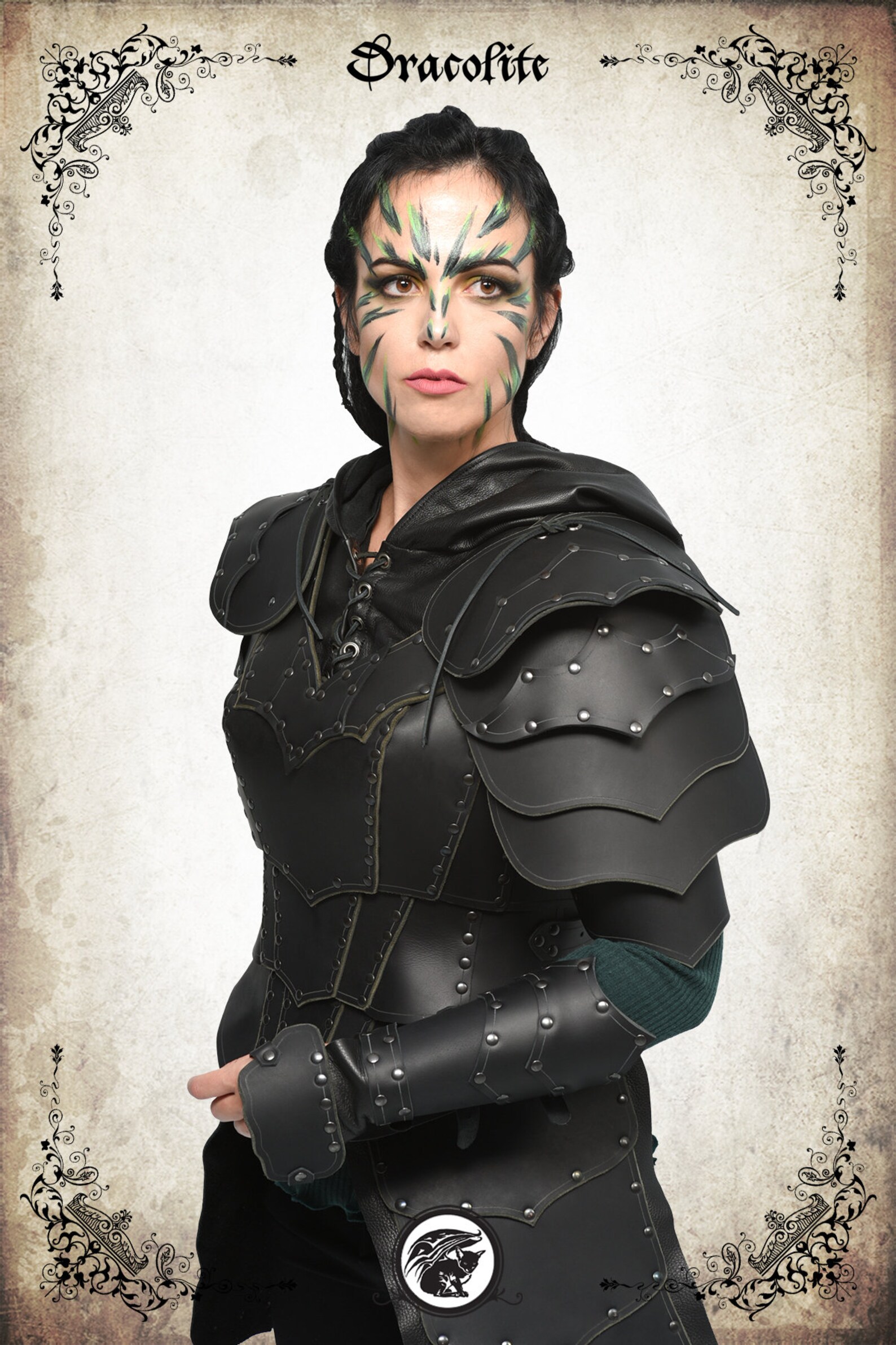 Ranger Ranger Pauldron Armor Pair for LARP, Action Roleplaying and ...