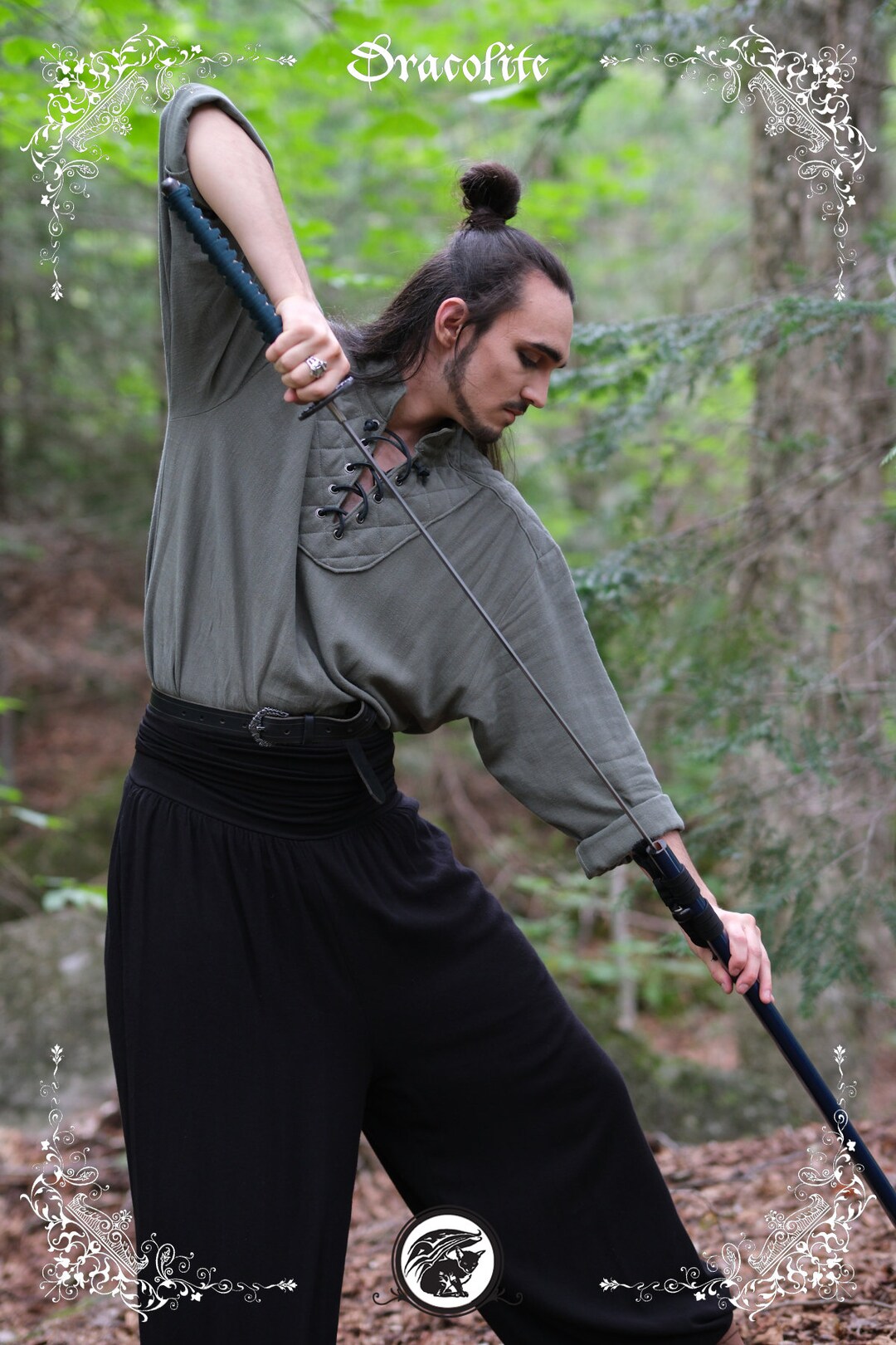 Warrior Shirt - Medieval Clothing for Men, LARP Costume and Nobility ...
