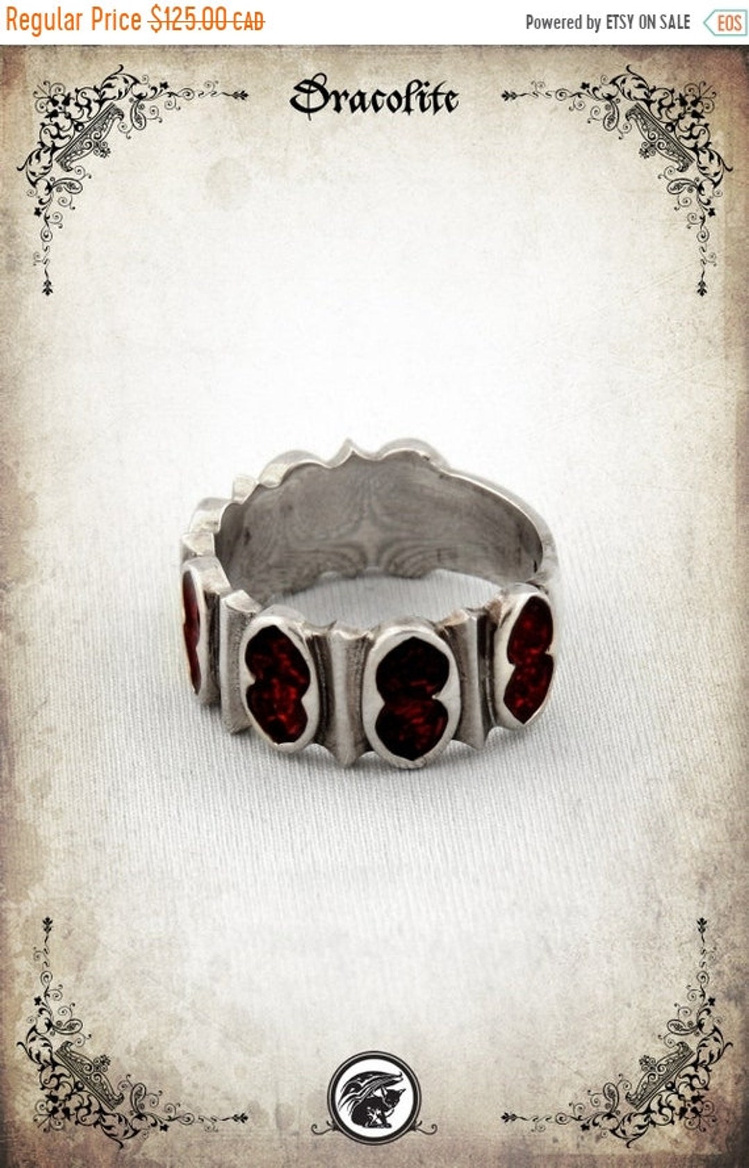 Inquisitor Medieval Wedding Ring - Sterling Silver 925 - Etsy