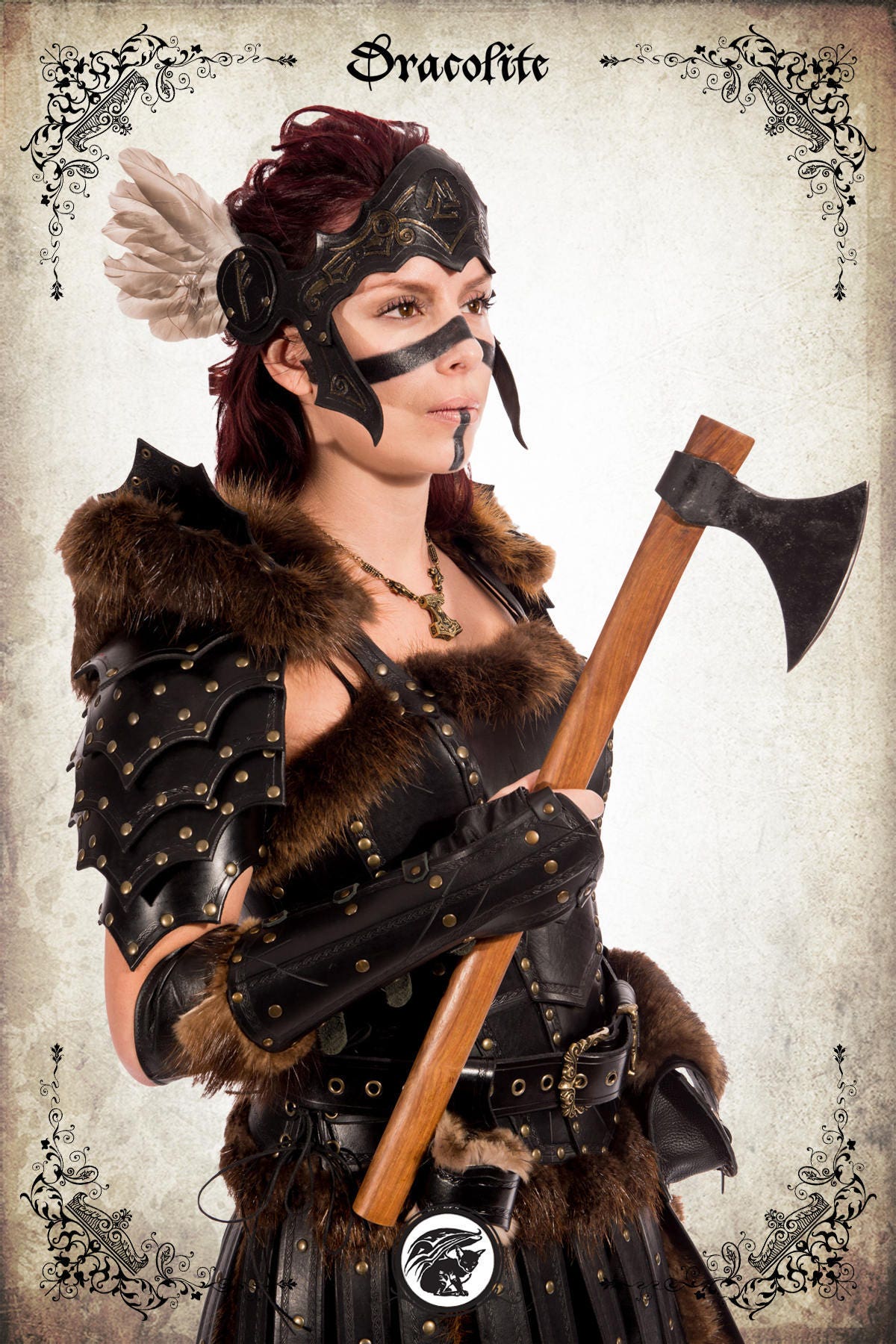 Freya Pauldrons Freya Valkyrie Warrior Woman Armor for LARP | Etsy