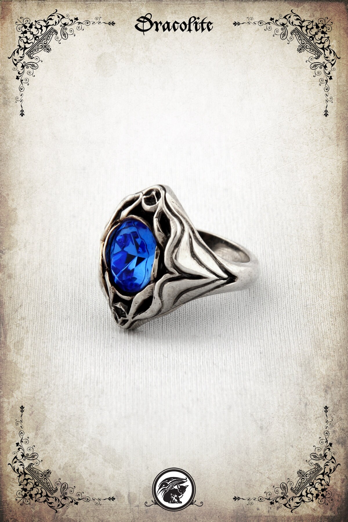 Medieval Tannis Ring Sterling Silver 925 | Etsy