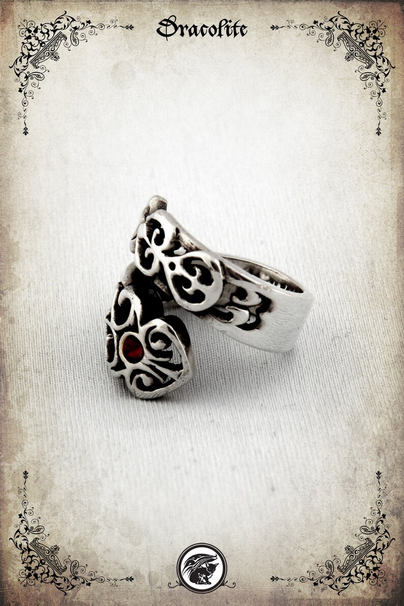 Lilith Medieval Ring Sterling Silver 925 - Etsy