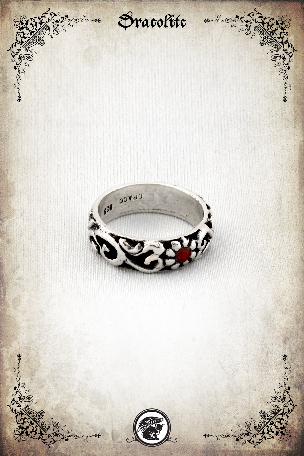 Silva Medieval wedding ring Sterling silver 925 | Etsy