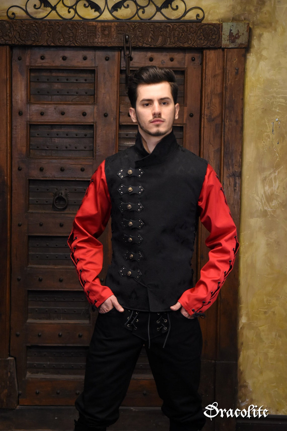 Arthur Doublet Medieval Jacket Renaissance Vest for Men - Etsy