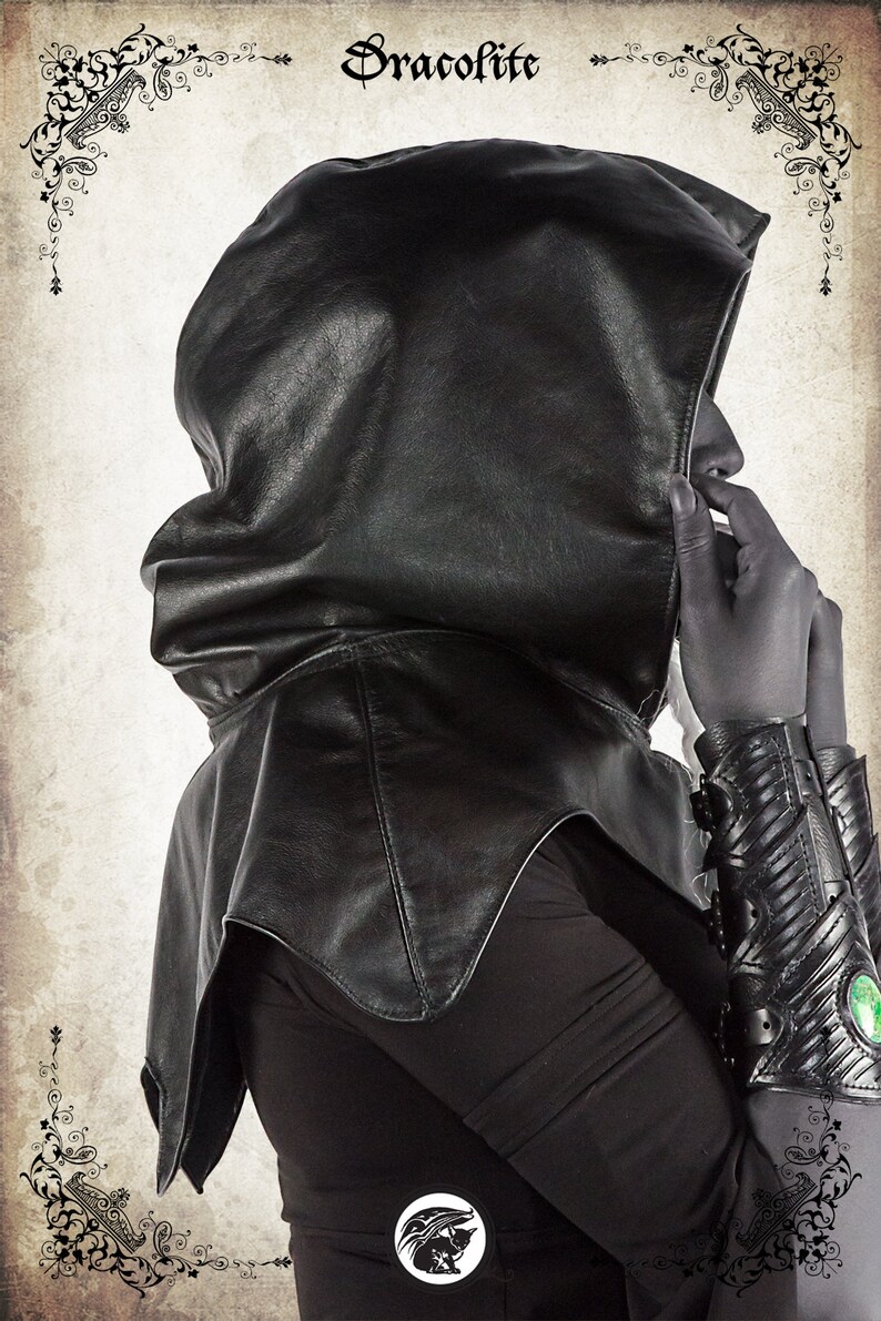 Hunter hood Medieval Hunter accessory for LARP action | Etsy