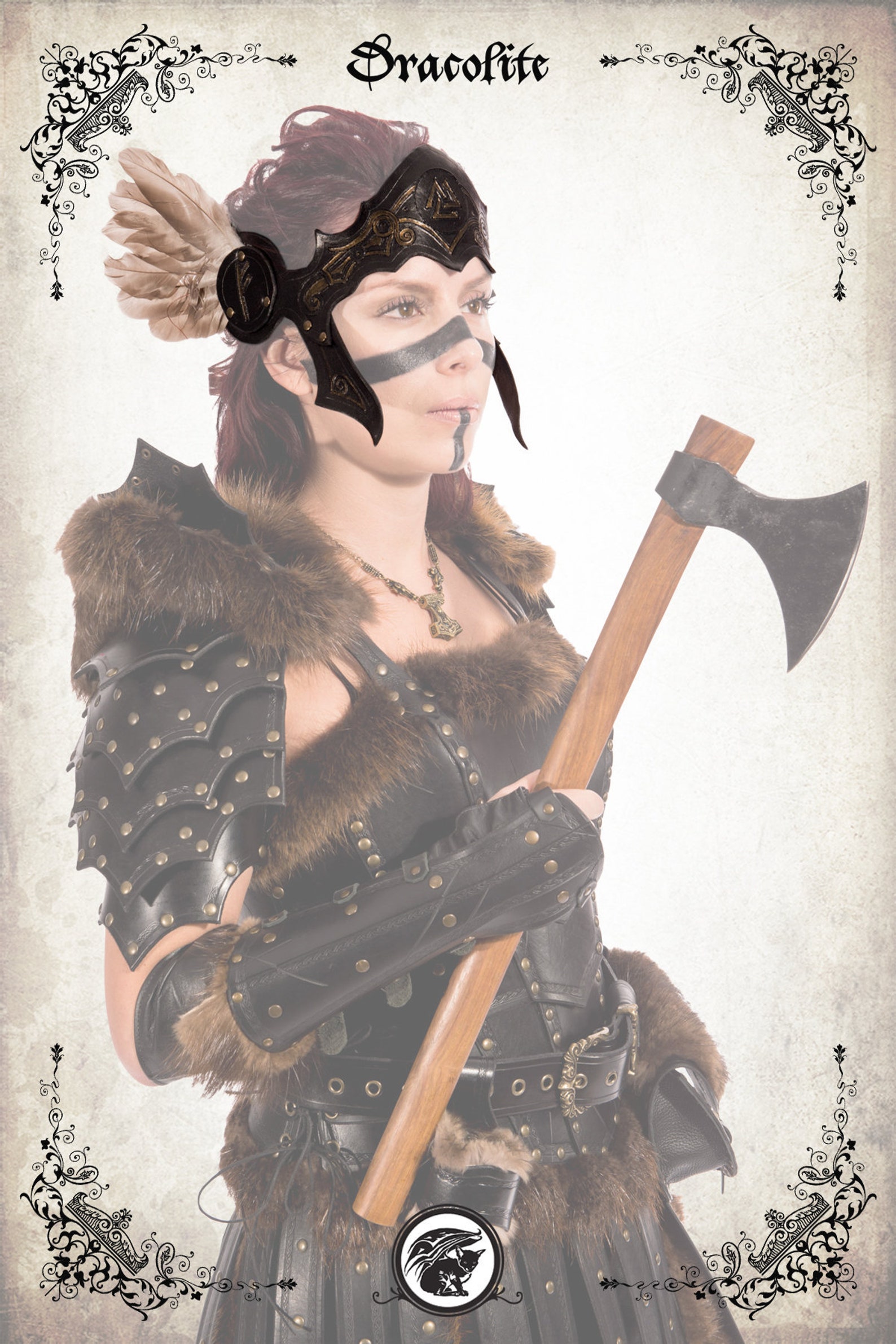 Freya Headpiece Freya valkyrie warrior woman armor for LARP | Etsy