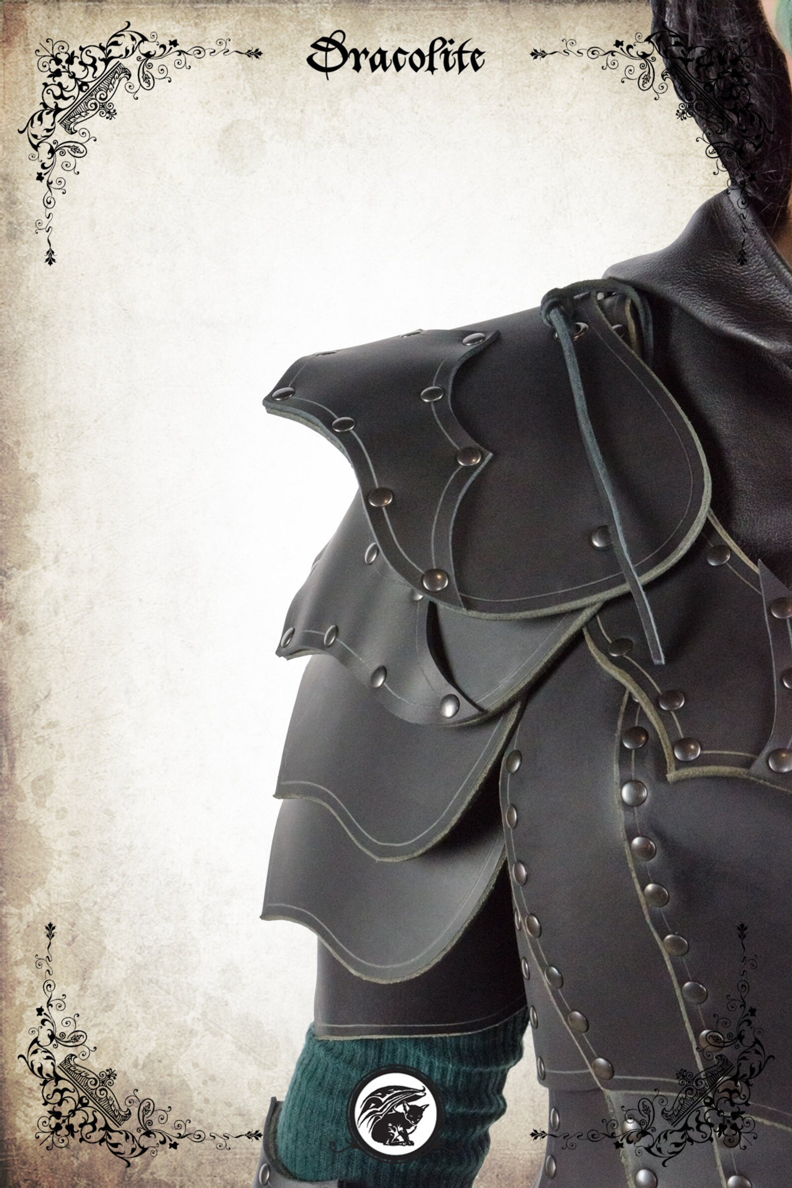 Ranger Ranger Pauldron Armor Pair for LARP, Action Roleplaying and ...