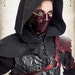 Rogue Mask Engraved for LARP, Action Roleplaying and Cosplay - Etsy