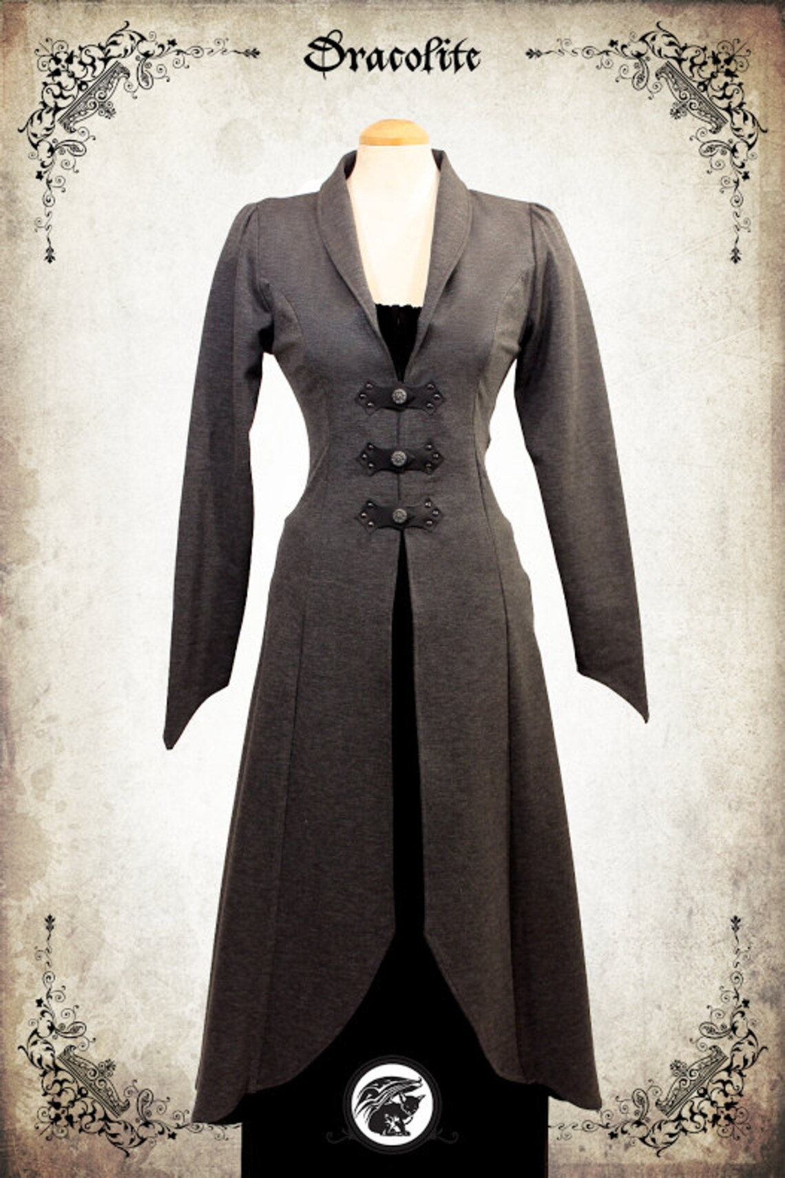 Annabelle Frock Coat Renaissance clothing vest Steampunk | Etsy