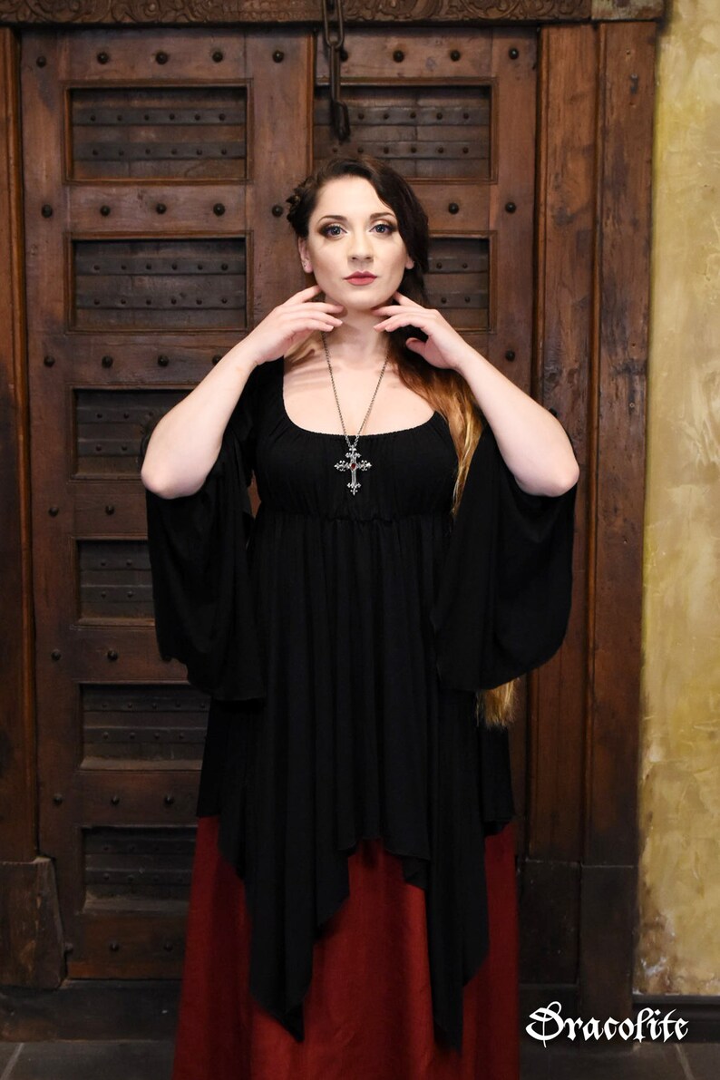 Blouse Déesse chandail Médiéval Blouse gothique pour GN - Etsy France