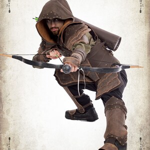 Ranger Armor Greaves - Ranger Adventurer Greaves Armor for LARP, Action ...