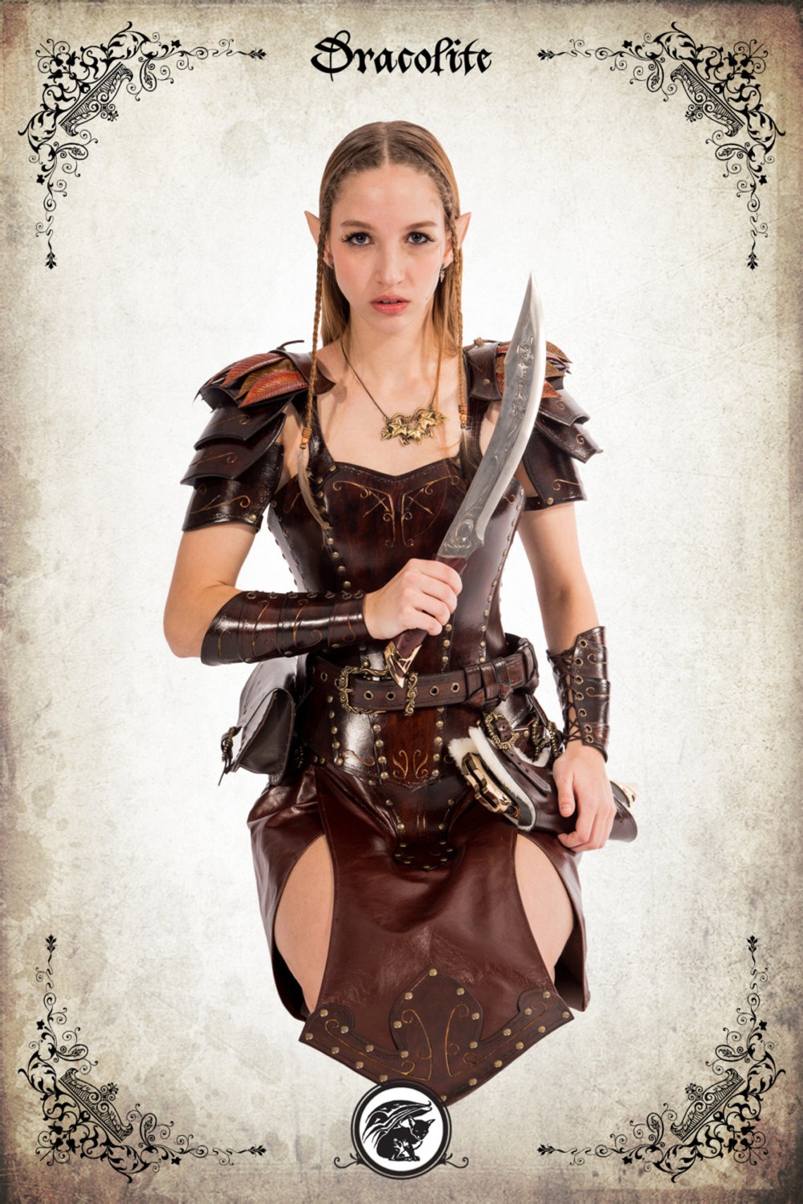 Elven queen BRACERS Elf medieval woman armor for LARP action | Etsy