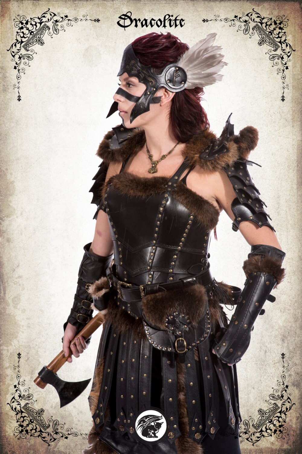 Freya Armor - Complete Valkyrie Warrior Woman Armor for LARP, Action ...