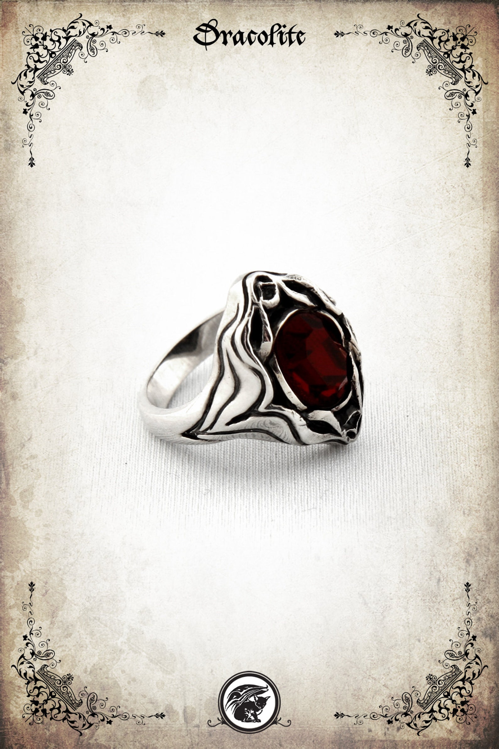 Medieval Tannis Ring Sterling Silver 925 - Etsy