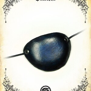 Leather Eye Patch, Pirate Eyepatch for LARP, Action Roleplaying and ...