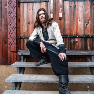 Daven Tunic Viking Clothing - Norse Top for Man, LARP Costume and ...