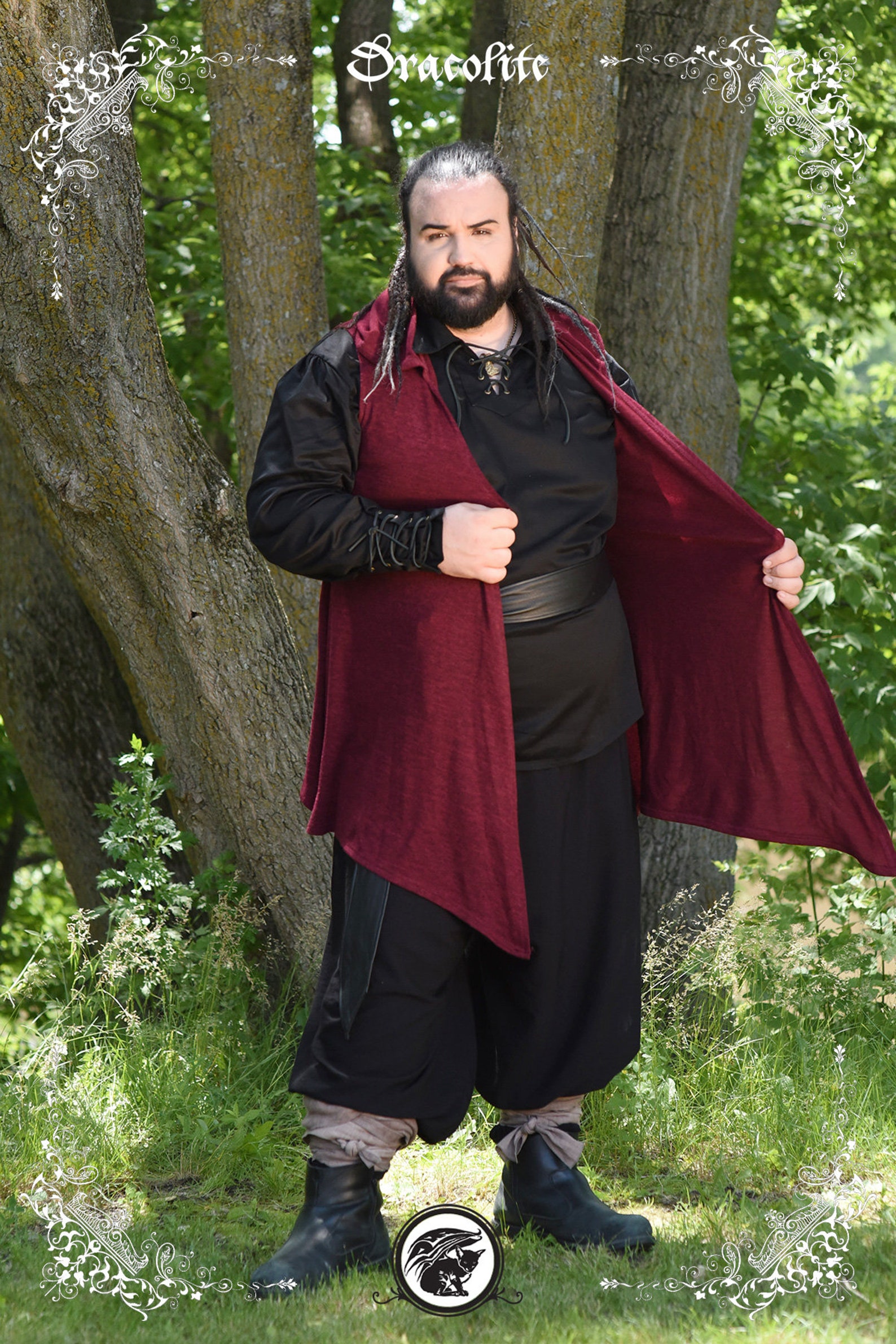 Veste Nolana TF Medieval Clothing Vest Plus Size Shirt for LARP ...