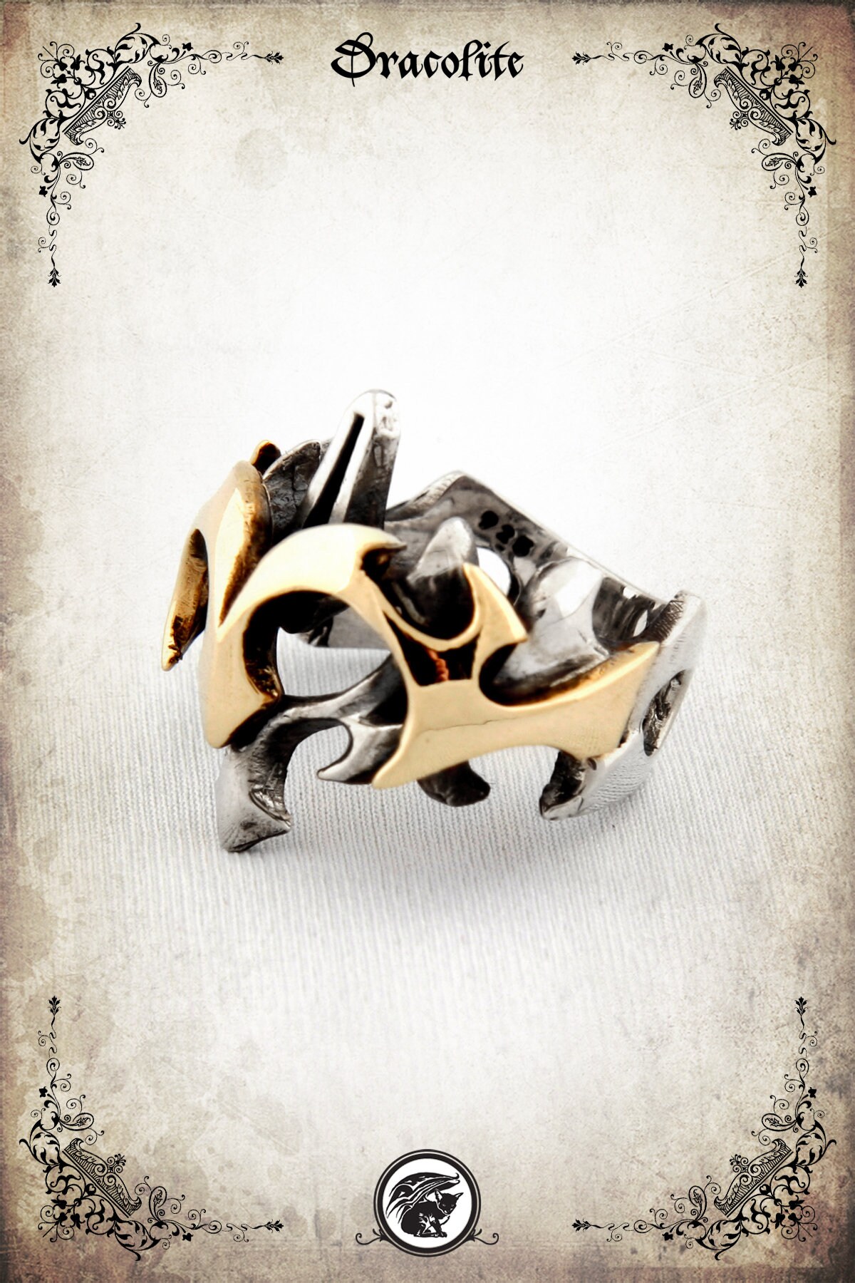 Dark Overlord Medieval Ring - Sterling Silver 925 - Etsy
