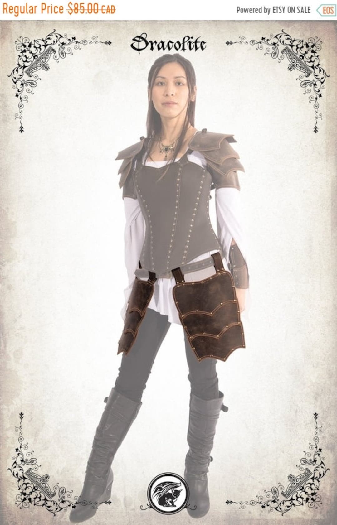 Damiane Tassets - Adventurer Woman Tassets Armor for LARP, Action ...