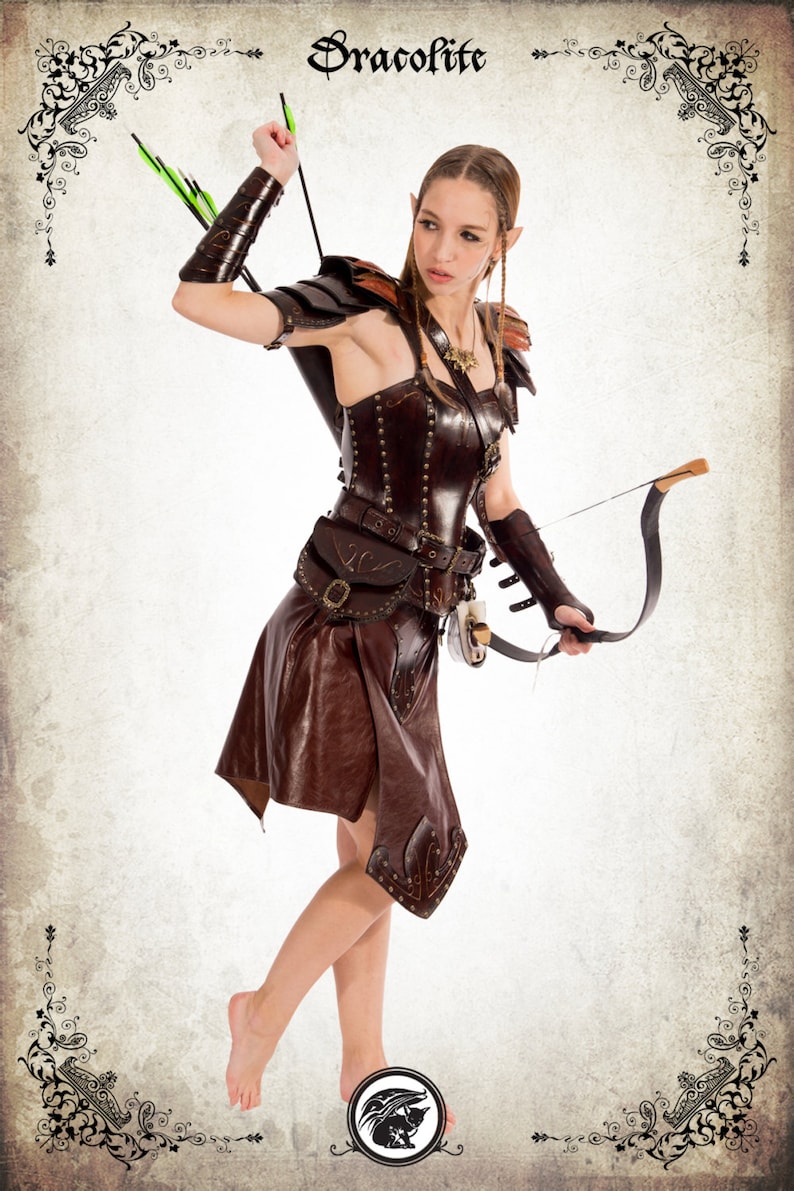 Complete Elven queen Elf medieval woman armor for LARP action | Etsy