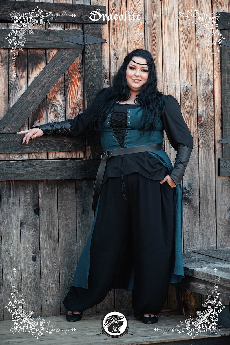 Freydis Surcoat Viking Coat - Norse Dress for Women, LARP Costume and ...