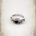 Milady Medieval Wedding Ring Sterling Silver 925 - Etsy