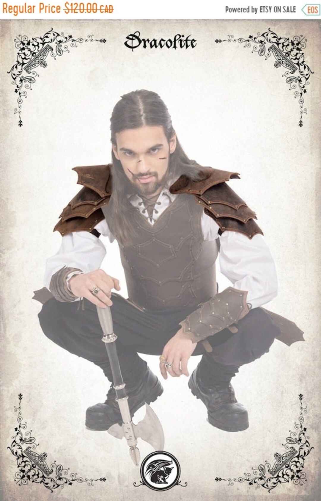 Mercenary - Mercenary Shoulder Armor Pair for LARP, Action Roleplaying ...