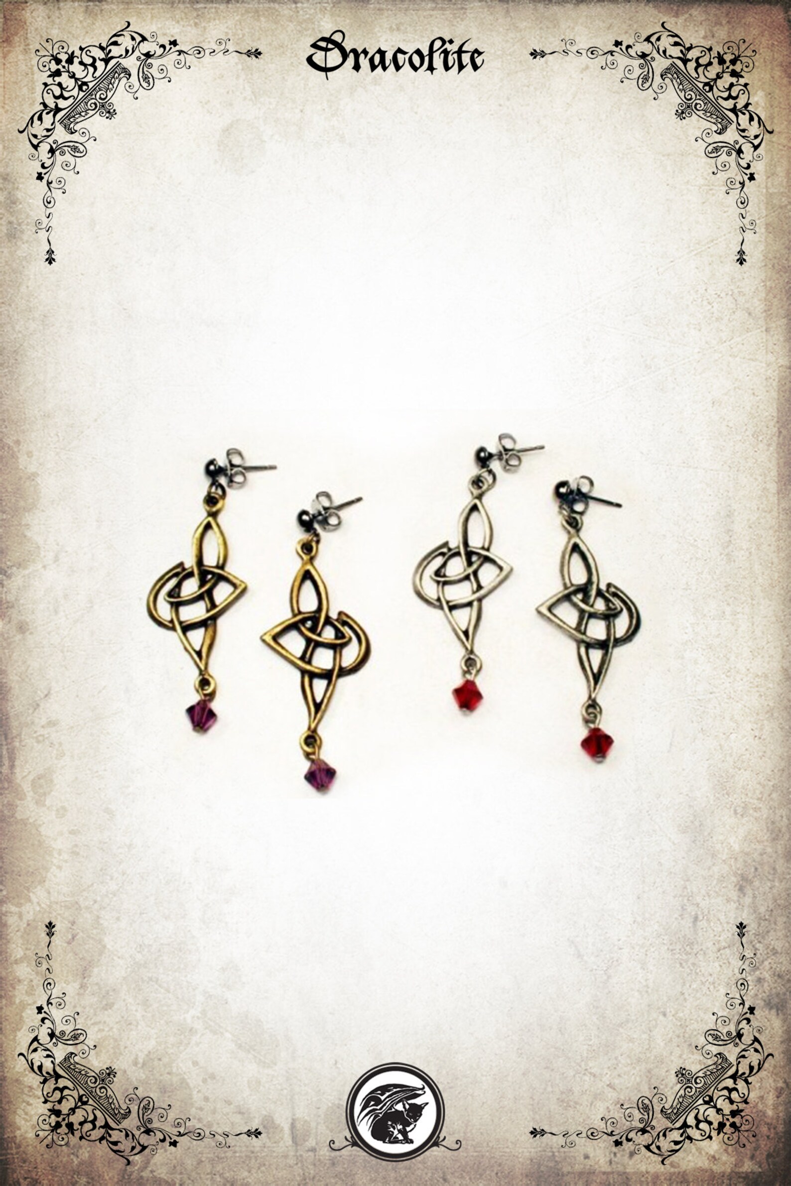 Elven necklace jewelry Handmade elf necklace and earring | Etsy