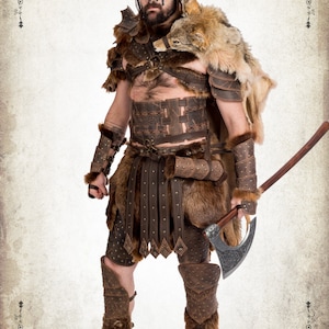 Complete Barbarian Warrior Armor for LARP, Action Roleplaying and ...