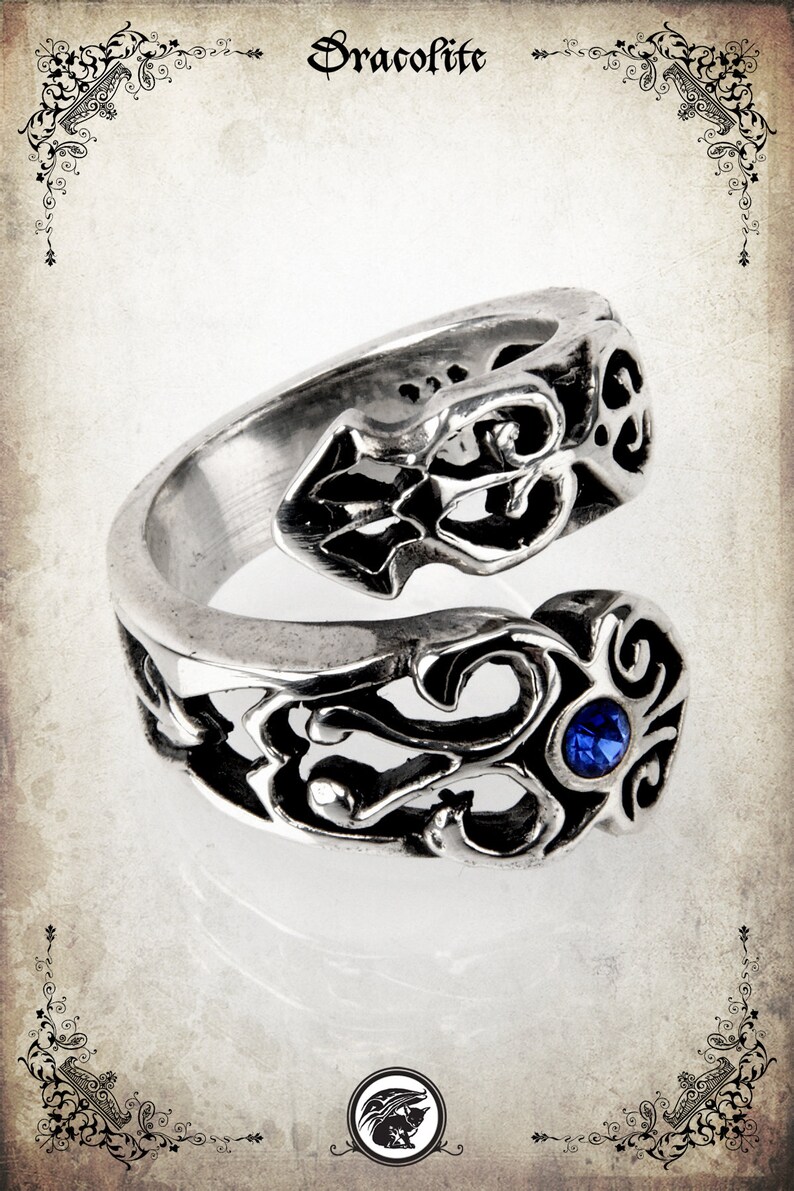 Lilith Medieval ring Sterling silver 925 | Etsy