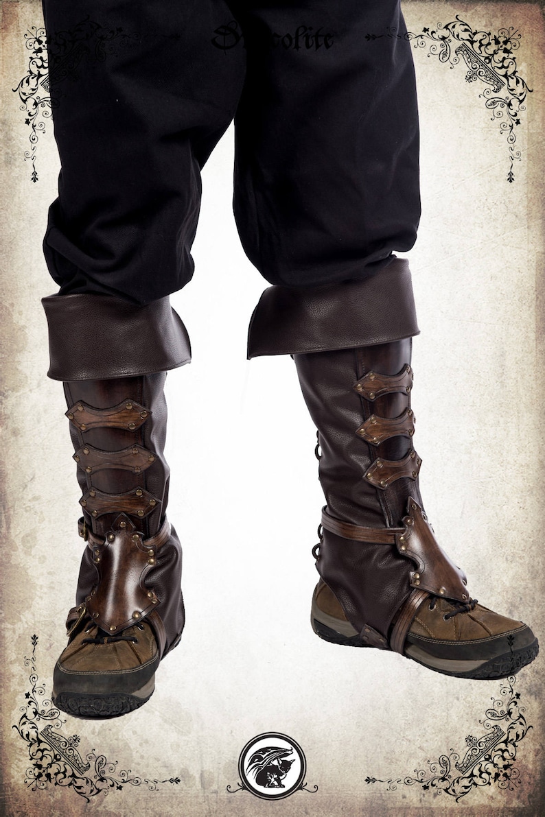 Pirate Greaves With Boots Cover for LARP, Action Roleplaying and ...