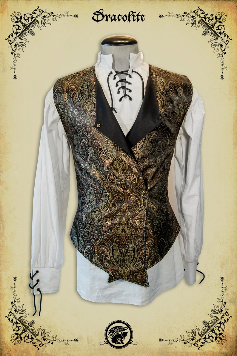 Pourpoint Gentilhomme médiéval - Veste renaissance GN pour homme ...