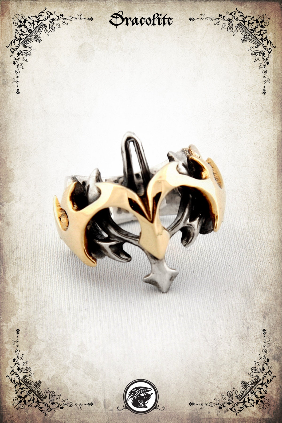 Dark Overlord Medieval Ring - Sterling Silver 925 - Etsy