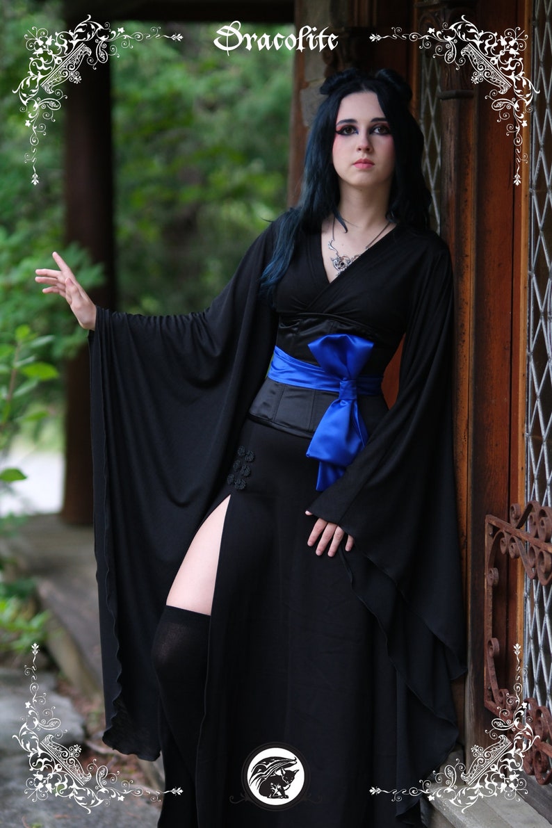 Hanfu Blouse - Medieval Clothing for Woman, LARP Costume and Nobility ...
