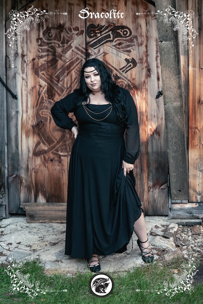 Asgeir Dress Viking Collection - Norse Dress for Women, LARP Costume ...