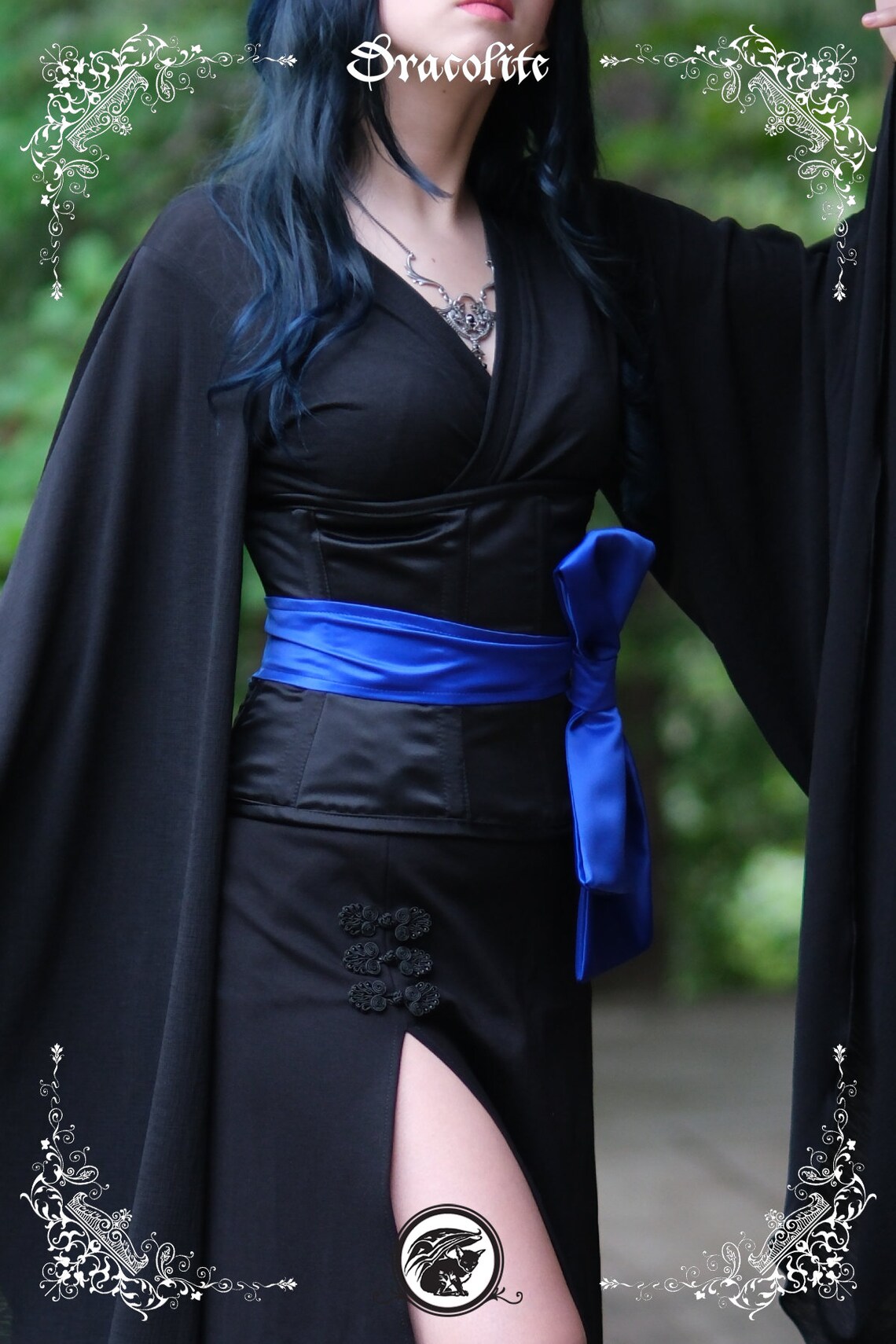 Hanfu Blouse - Medieval Clothing for Woman, LARP Costume and Nobility ...