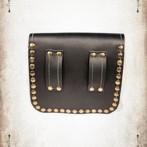 Square Elven Pouch Leather Purse for LARP, Action Roleplaying and ...