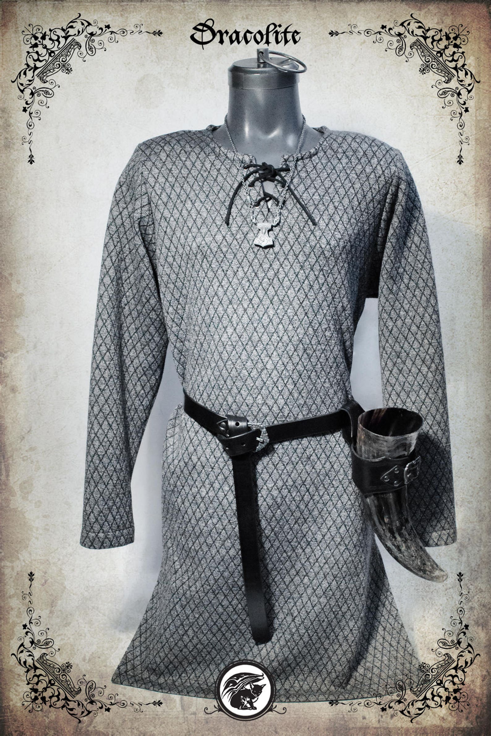 Christian Tunic Viking Clothing Celtic Tunic for Men LARP | Etsy