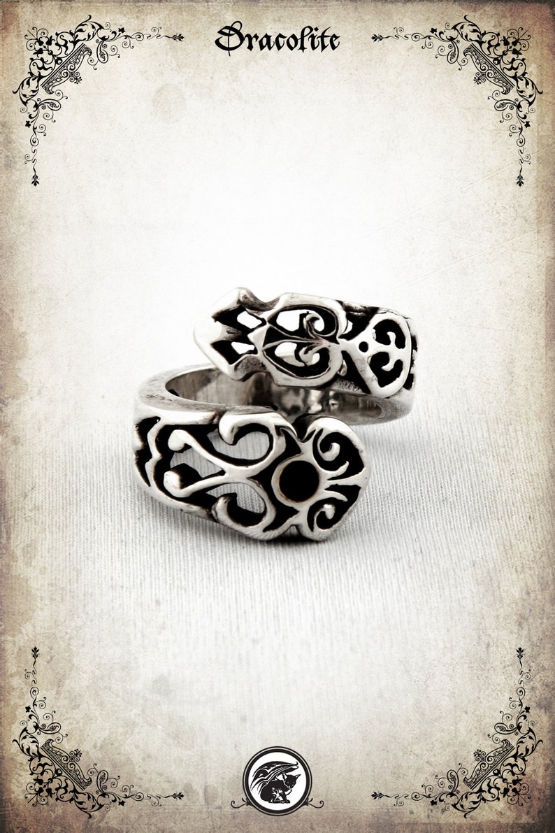 Lilith Medieval Ring Sterling Silver 925 - Etsy