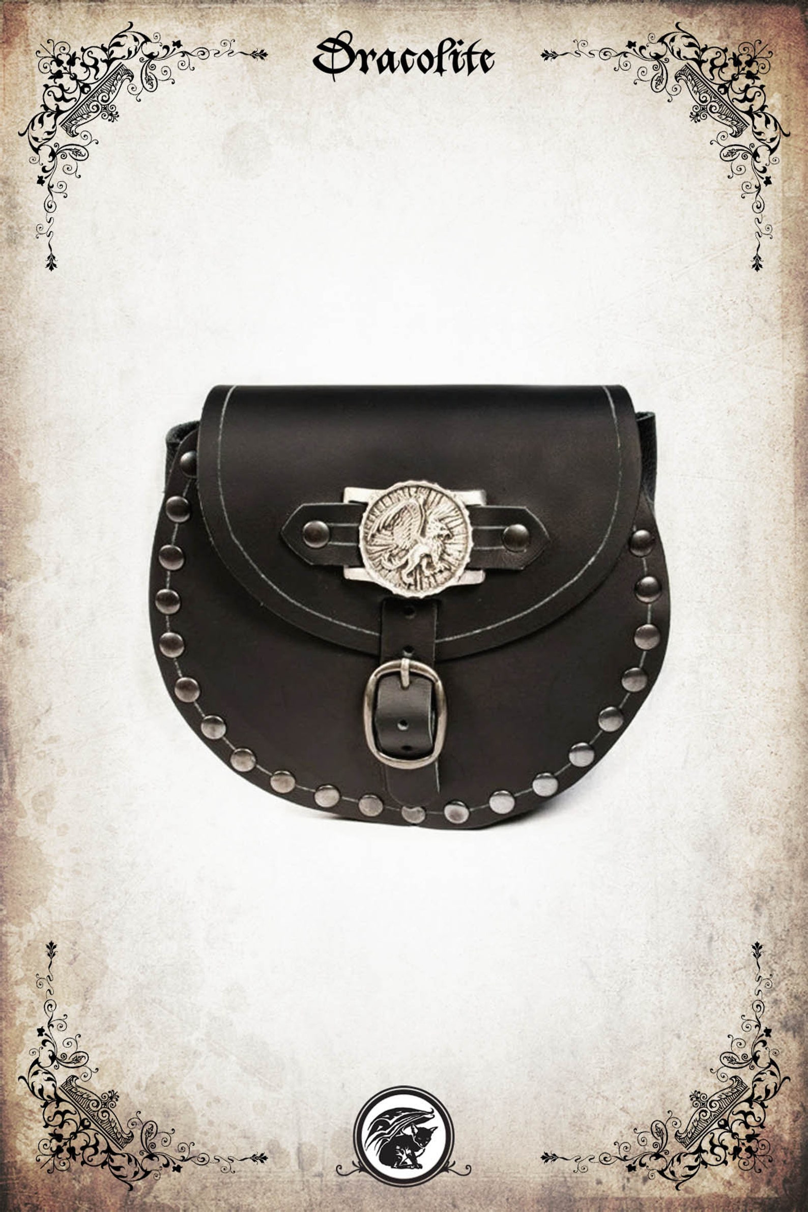 Griffin Sporran Leather Scottish Pouch for LARP Action - Etsy