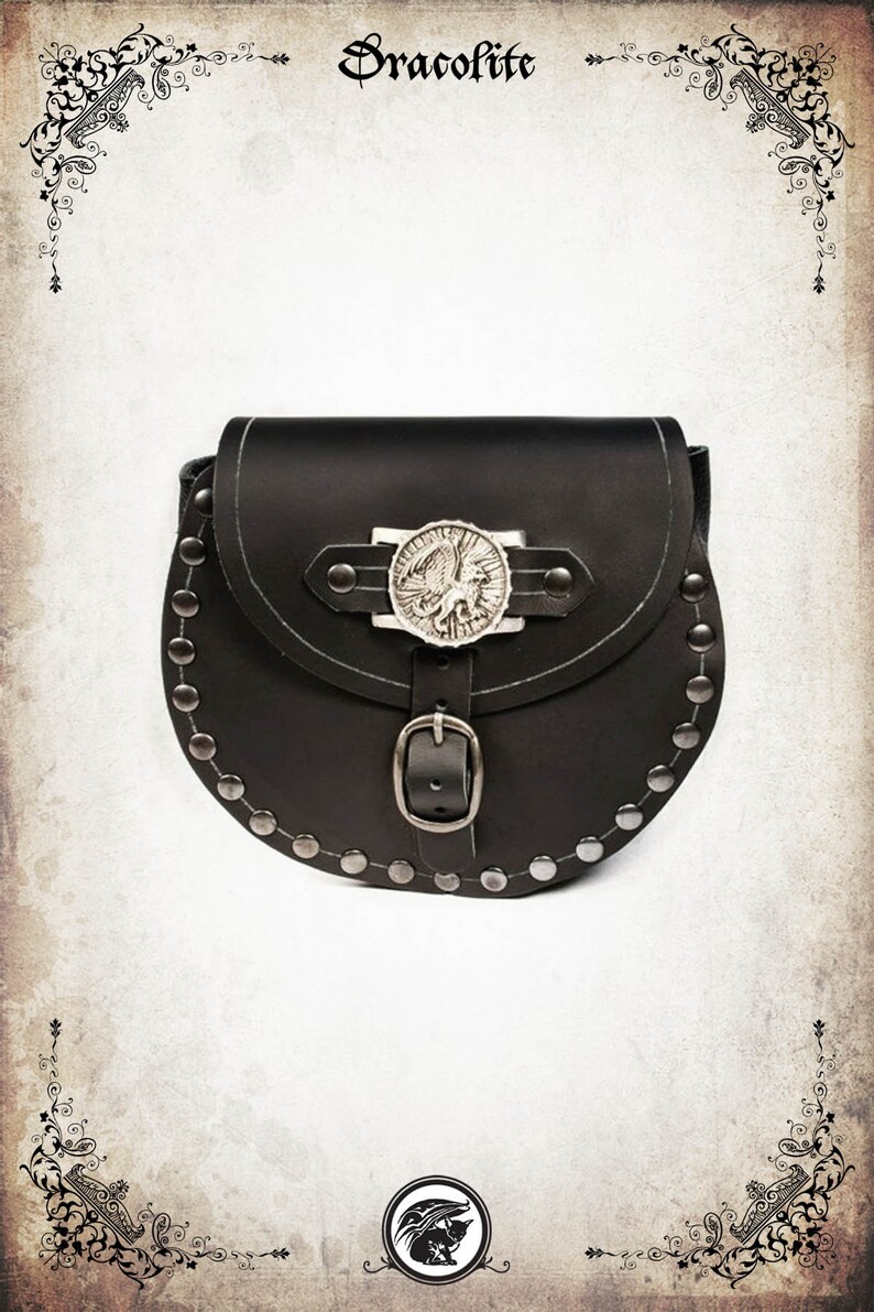 Griffin Sporran Leather Scottish Pouch for LARP Action - Etsy