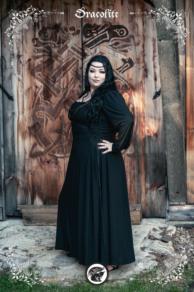 Asgeir Dress Viking Collection - Norse Dress for Women, LARP Costume ...